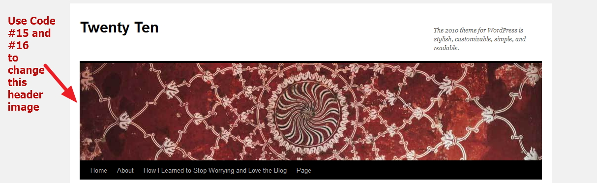 Twenty Ten Theme Documentation : Modification , Customization and Review using CSS – All About Basic