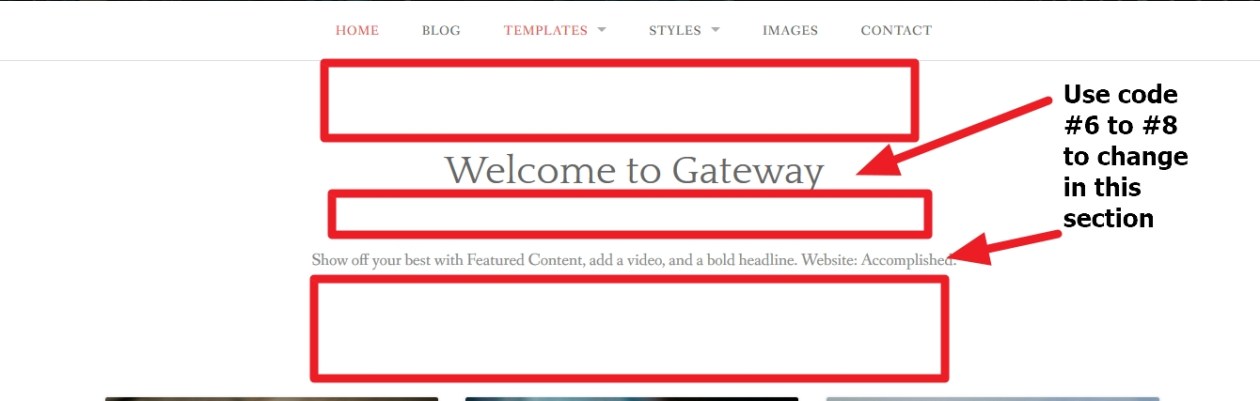 Gateway By Rescue Themes : Modification of Header, footer, space, font ...