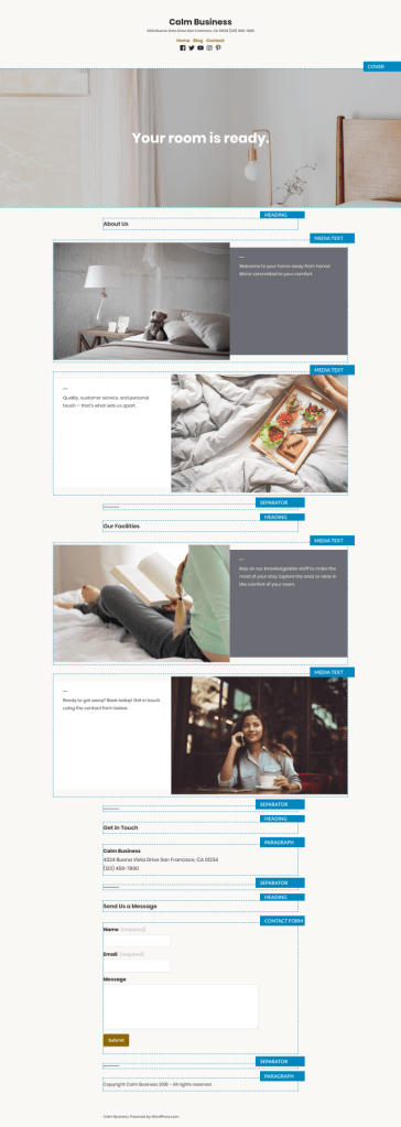 Twenty Nineteen (2019) theme By the WordPress team: CSS Style Modifications and documentation of ...