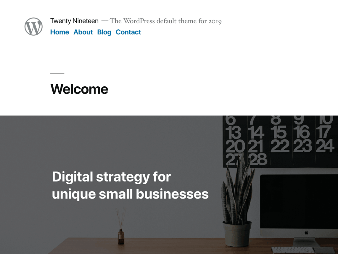 Twenty Nineteen (2019) theme By the WordPress team: CSS Style Modifications and documentation of ...