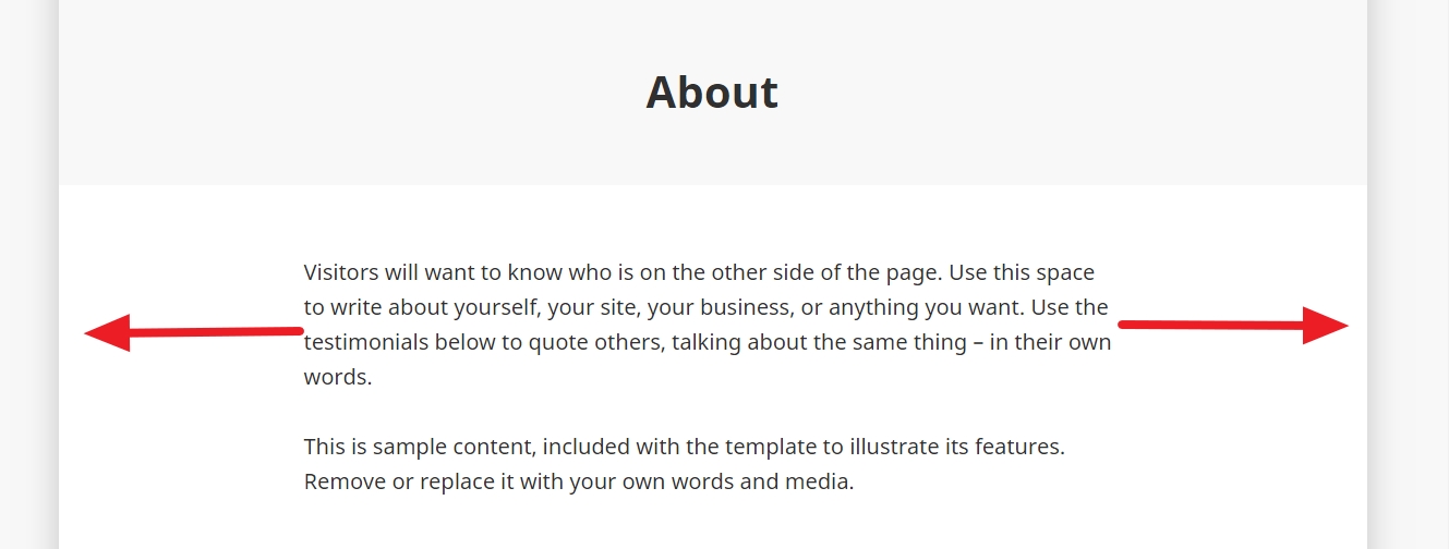 Theme Morden By Automattic: reduce gaps, modifications of header, contents, sidebars and more ...