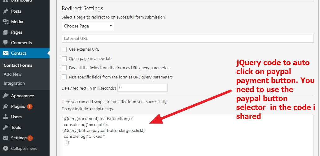 Click on Paypal button or Redirect to Paypal page after successful ...